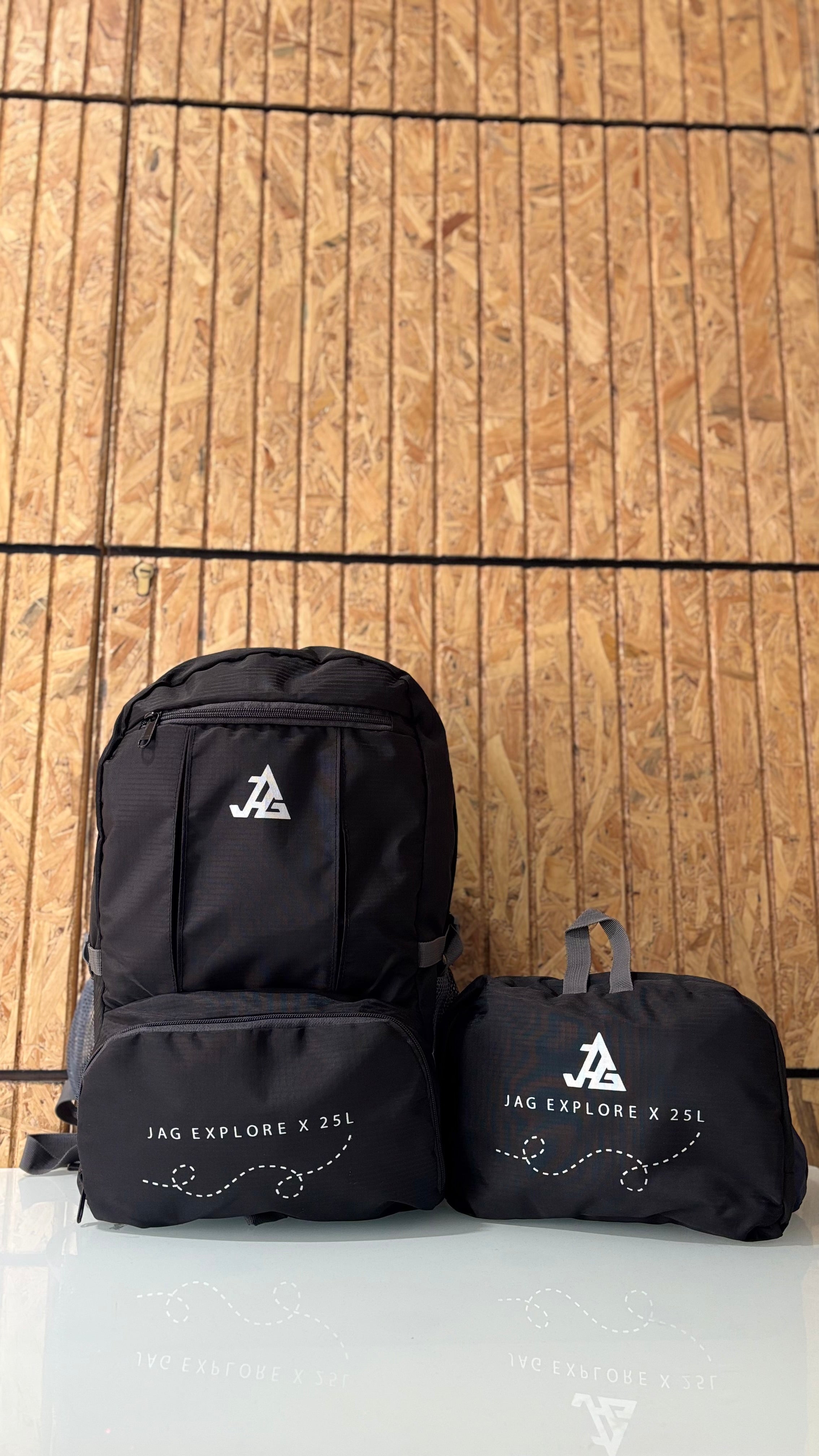 JAG Explore X 25L Self Foldable Daypack | Backpack and Day Bag for Hik