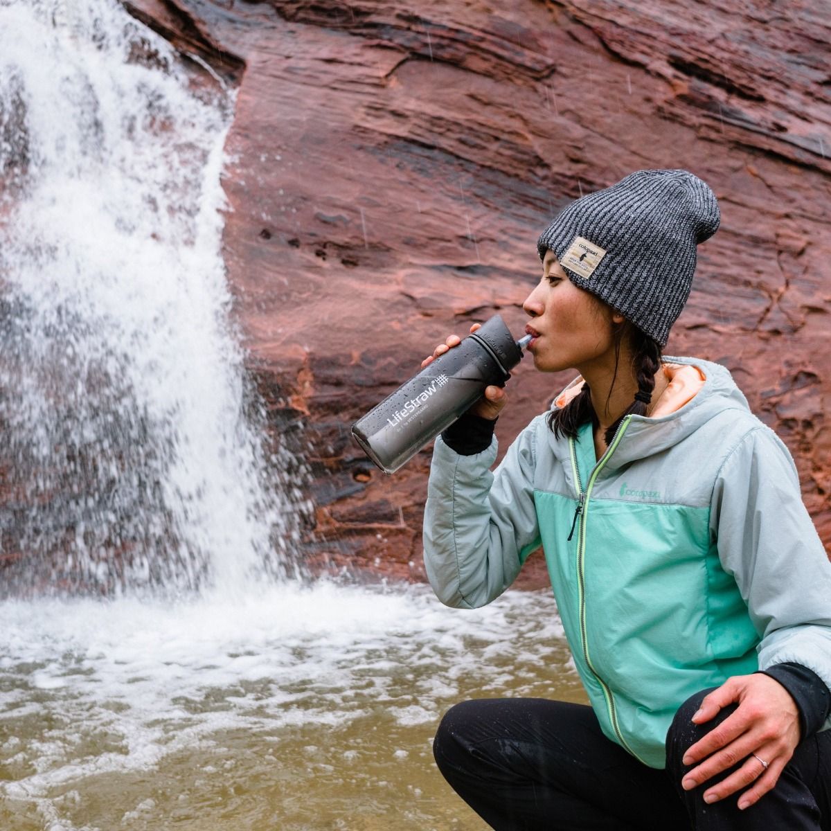 Lifestraw Go With 2 Stage Filtration Blue