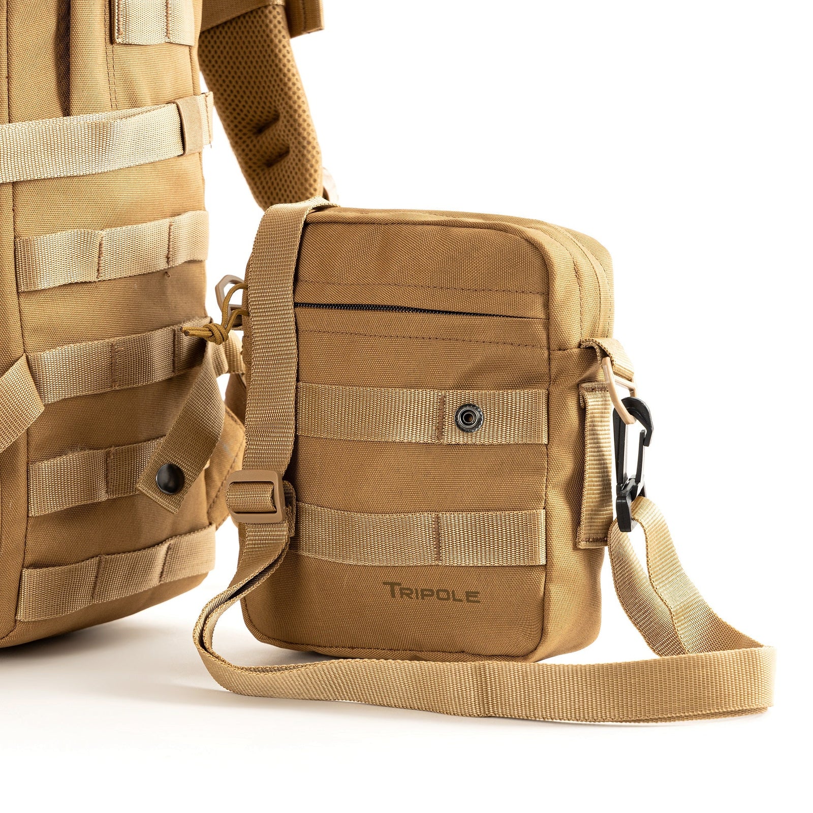 Tripole Alfa 45 litres Military Tactical Backpack with Sling Bag Attac