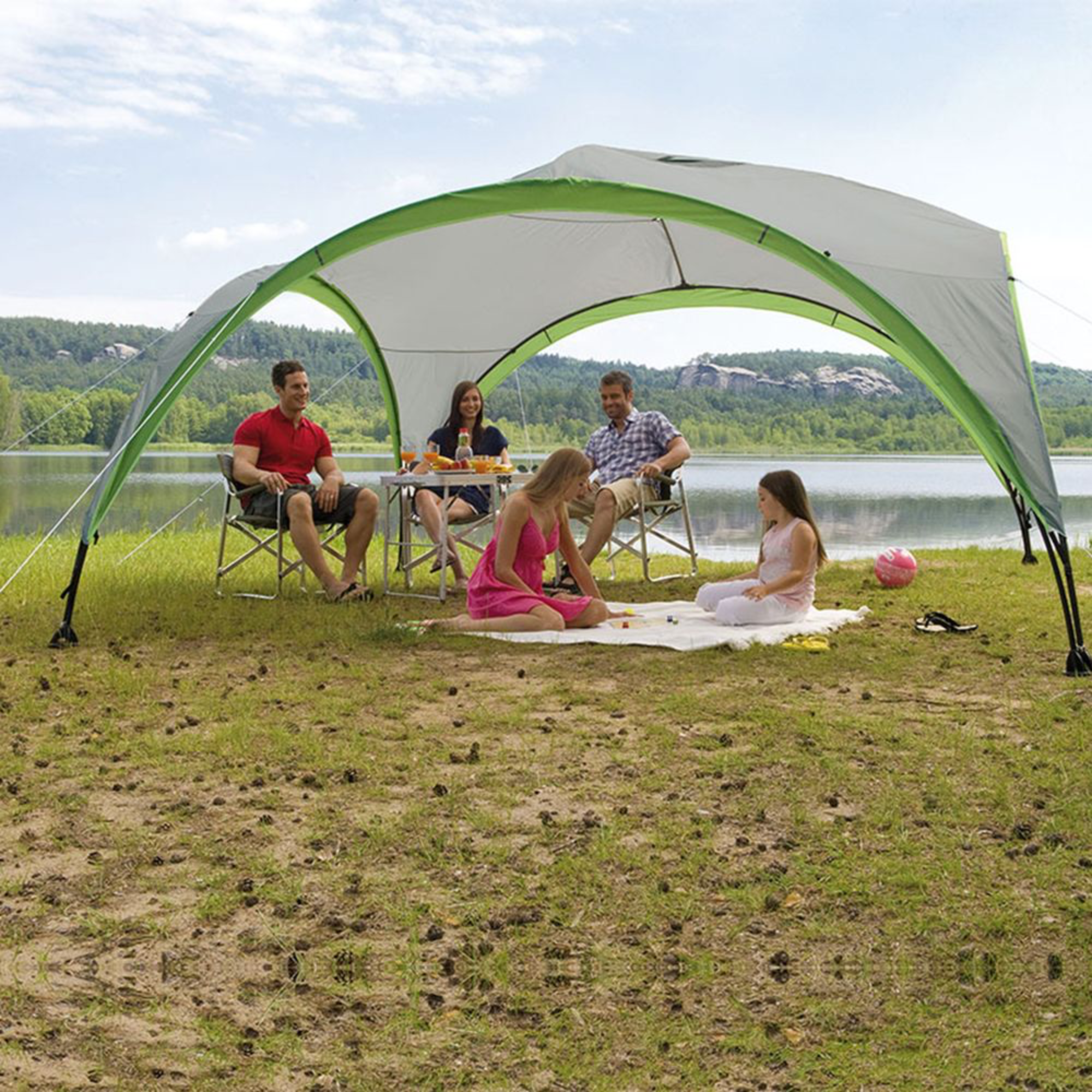 Coleman Event Shelter Pro 15 x 15 ft with UV & Water Protected Flyshee
