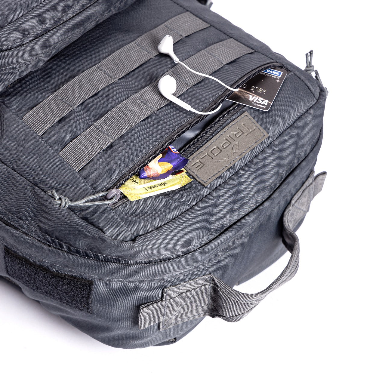 Tripole Captain 25Litres Tactical Backpack with MOLLE Webbing and Cara